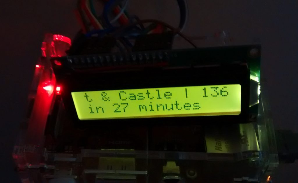 Make a Next Bus LCD with TfL’s Web API – AndyPi